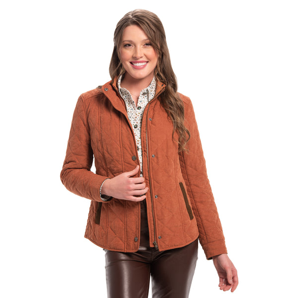 Georgia Quilted Microsuede Jacket - Madison Creek Outfitters