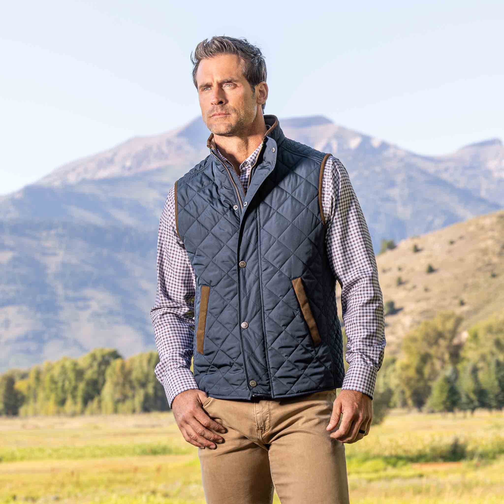 Greenville Diamond Quilted Nylon Vest - Madison Creek Outfitters Greenville Diamond Quilted Nylon Vest - Madison Creek Outfitters