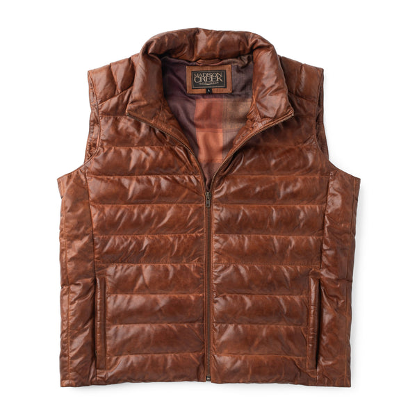 Elk Horn Lambskin Puffer Vest - Madison Creek Outfitters