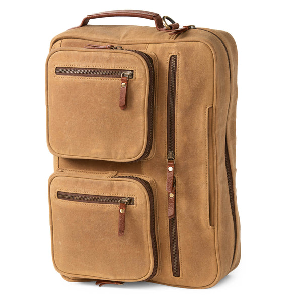 Waxed Cotton Canvas Lodge Bag - Madison Creek Outfitters